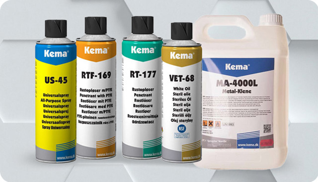 Kema industrielle smøremidler | Effektiv beskyttelse til industrien